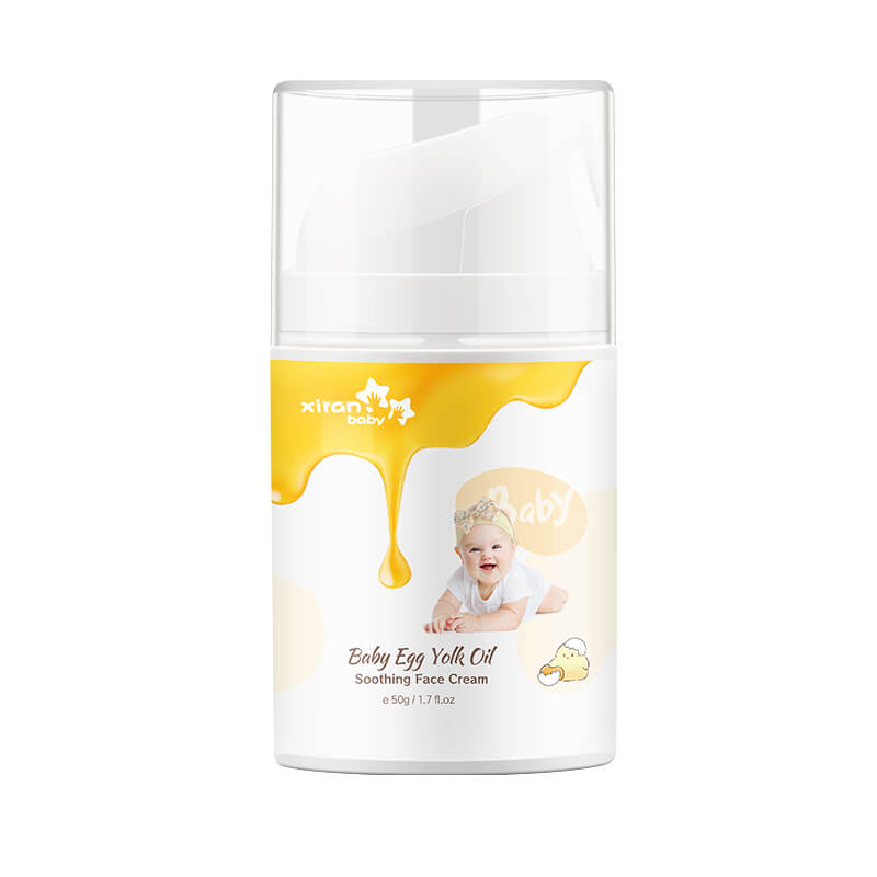Private Label Baby Egg Oil Face Cream With Aloe Vera Extract